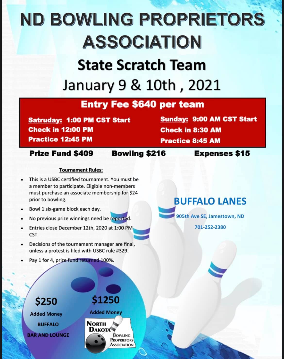 Upcoming Events | NDBowling.com
